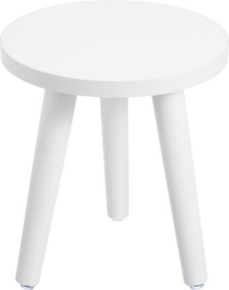 Angoily Praktischer Blumenst&auml;nder aus Massivem Holz Runder Blumentopfst&auml;nder 20cm Durchmesser 22cm Hoch Stabiler Pflanzhocker f&uuml;r Innenr&auml;ume