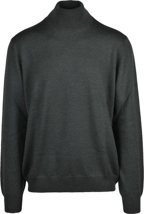 Gran Sasso Homme, Pulls, Vert, Taille: 2XL Ciclista Turtleneck