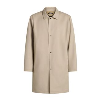 Kiton Cashmere Trenchcoat - - Coats - Herren - Beige - 2XL