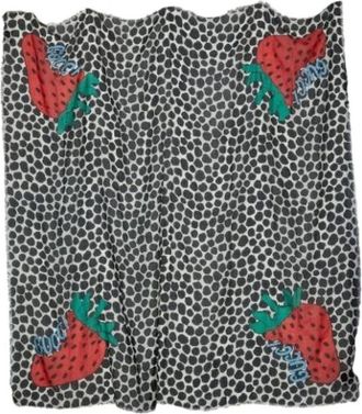 Gucci Pre-owned Vintage Silk Scarf - Femme - Pre-owned - Multicolore - Taille: ONE Size