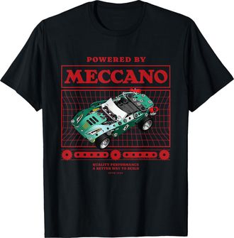Meccano Powered by Meccano 5-in-1 Modell Roadster Retro Illustration T-Shirt