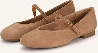 Paul Green Mary-Jane-Ballerinas braun