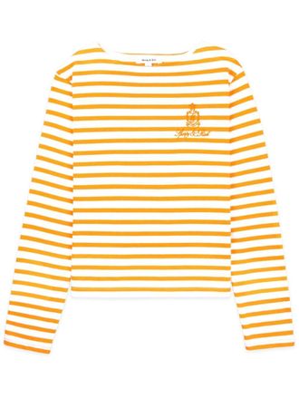 Sporty & Rich sweat Vendome Mariniere - Blanc
