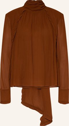 Dorothee Schumacher Dorothee Schumacher Schluppenbluse Sheer Twist braun