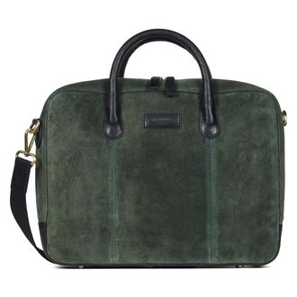 Howard London Wilfred Wildleder Laptoptasche - - Bags - Herren - Braun - ONE SIZE