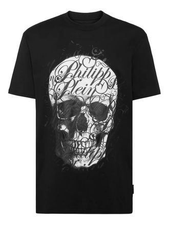 Philipp Plein t-shirt Coursive - Noir