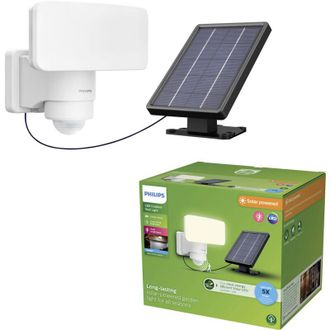 Philips led Tylus 929004632201 Solar-Au&szlig;enwandleuchte 6 w Kaltwei&szlig; Wei&szlig;