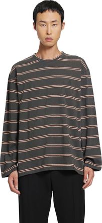 Jil Sander Cotton Crewneck Long Sleeve T-Shirt