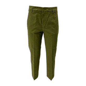 Dondup Military Chino Hose in Kn&ouml;chell&auml;nge - - Trousers - Damen - Gr&uuml;n - W26