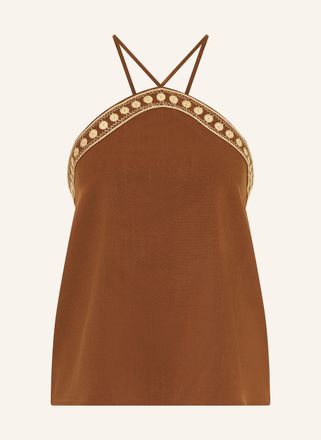 BA&SH Ba&Sh Blusentop Thays braun