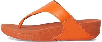FitFlop Womens Lulu Leather Toepost Sandal, Satsuma, 43 EU