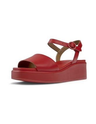 Camper Femme Misia K200564 Sandales &agrave; 2 Bretelles, Rouge 041, 36 EU