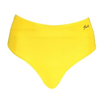 Karl Lagerfeld Femme, Maillots de bain, Jaune, Taille: 38 FR Costume DE Plage Partie BAS Femme Jaune