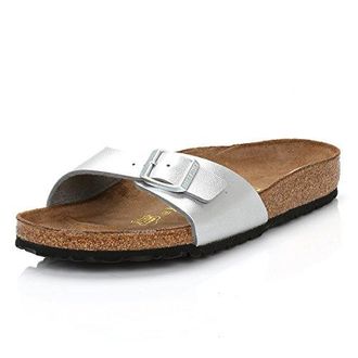 Birkenstock Sandales Homme Argent (Silber) 35 EU (&eacute;troit)