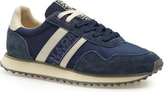 Napapijri Homme, Chaussures, Bleu, Taille: 40 EU Suede Nylon Baskets