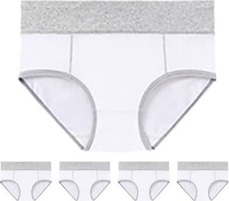 Generic Culotte Grande Taille 58/60 sous-vêtements en Coton pour Femmes, Slips Extensibles Taille Haute, sous-vêtements Doux pour Dames, Couverture complète, 