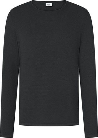 Joop Rundhalspullover Svenor mit feinem Strukturmuster