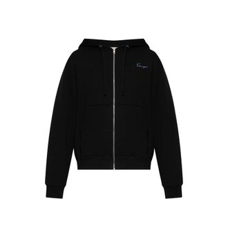 Kenzo Logo-embroidered Zip-up Hoodie