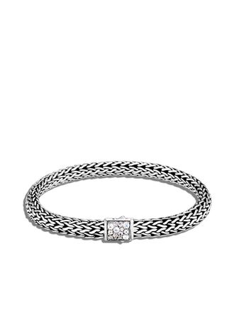 John Hardy petit bracelet Classic Chain 6.5 mm à design réversible - Argent
