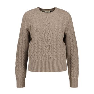 Max Mara Rundhals-Strickware - - Knitwear - Damen - Braun - S