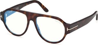 Tom Ford Monture Aviateur - unisex - Accessoires - Brun - Taille: 54 MM