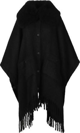 Moncler Grenoble Cape - - Jackets - Damen - Schwarzk - ONE SIZE