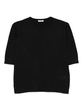 Malo t-shirt à col rond - Noir