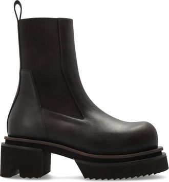 Rick Owens Femme, Chaussures, Brun, Taille: 40 EU Beatle Bogun Chelsea Bottes