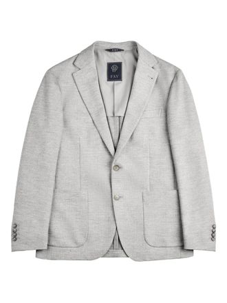 Fay Einreihiger Blazer - Grau