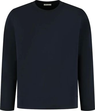 Stefan Brandt pull Edwin 2 Lafte à col rond - Bleu