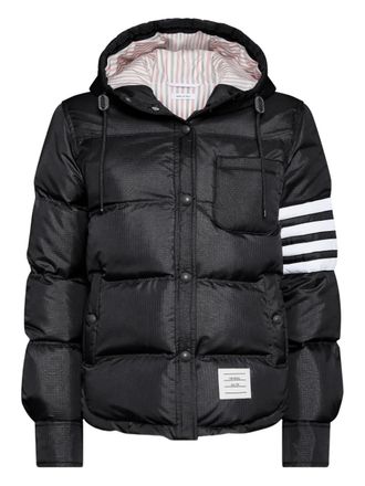 Thom Browne Oversized-Sportjacke mit Streifen - Grau