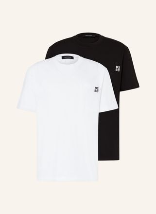 Dsquared2 2er-Pack T-Shirts weiss