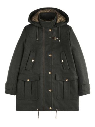 Fay duffle-coat &agrave; capuche - Vert