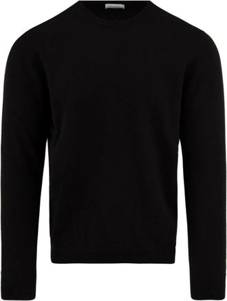 Malo Homme, Pulls, Noir, Taille: 2XL Cashmere Crewneck