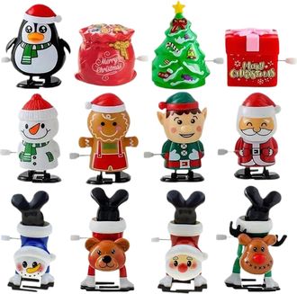 Generico Weihnachtsspielzeug aus Seil - Mini-Mechanikfiguren | Spielzeugsortiment f&uuml;r Springpartys zum Gehen, Weihnachtsfeiersset, niedliche Geschenke f&uuml;r Rent
