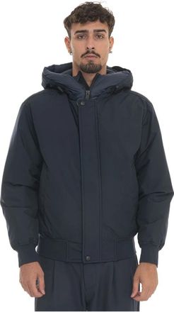 HUGO BOSS Bomberjacke mit fester Kapuze - - Jackets - Herren - Blau - XL