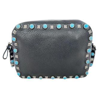 Valentino Pre-owned Rolling Rockstud Camera Bag - - Pre-owned - Damen - Schwarzk - ONE SIZE