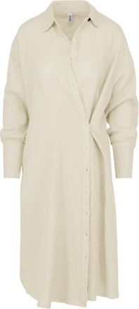 Bomboogie Femme, Robes, Beige, Taille: 42 FR Chemisier manches longues