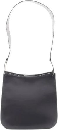 Ferragamo Sac port&eacute; &eacute;paule Pre-owned en cuir - Femme - Pre-owned - Noir - Taille: ONE Size