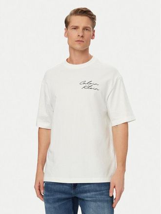 Calvin Klein Jeans T-Shirt LV04RE828G Wei&szlig; Regular Fit