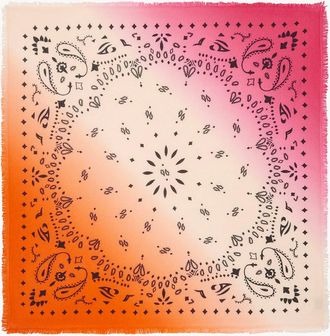 Kujten Grand bandana cachemire dip dye - Grand Bandana Hachiko Dip Dye