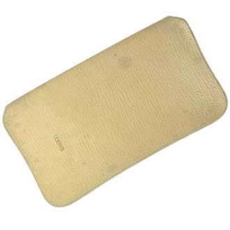 Loewe Portefeuille en cuir Pre-owned - Femme - Pre-owned - Beige - Taille: ONE Size