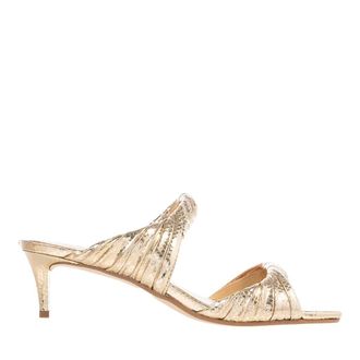 Michael Kors Sandalen - Kiana Mid Sandal - Gr. 36 (EU) - in Gold - f&uuml;r Damen