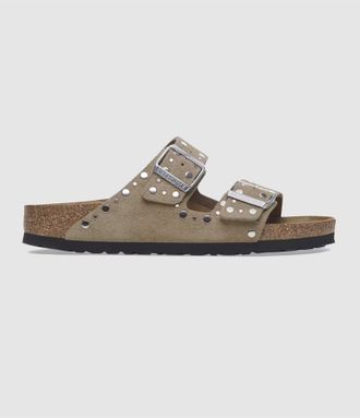 Birkenstock Mules Arizona Rivet Leve Taupe