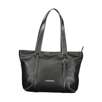 Valentino Polyethylen Strukturierte Handtasche - - Bags - Damen - Schwarzk - ONE SIZE