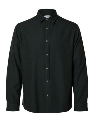 Selected Slhregnoah Brushed Twist Shirt Ls Noos