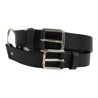 Dolce & Gabbana Homme, Accessoires, Noir, Taille: 140 CM Ceinture Magnifique