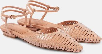 Ulla Johnson Ballerines Violette en cuir