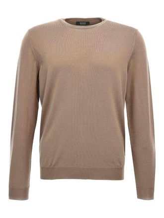 Zanone Rundhalspullover - Beige