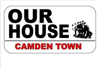 Inga Madness Neuheit Reproduktion Straßenschild Madness Our House Wandschild Dekoration Requisiten Plakette 20,3 x 30,5 cm